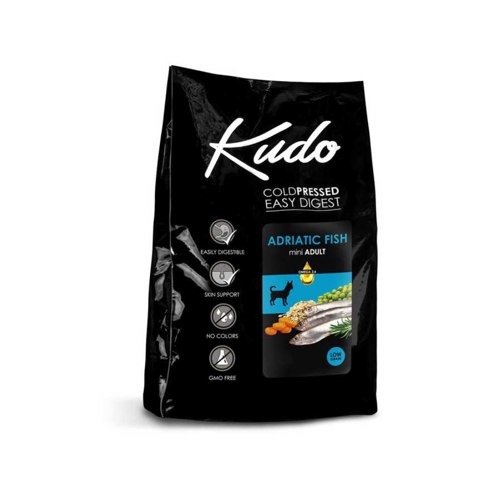 Kudo Low Grain hrana za pse - Adriatic Fish MINI ADULT 12kg