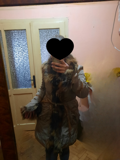 Zimska jakna sa pravim krznom