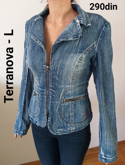 Terranova ženska teksas jakna L/40