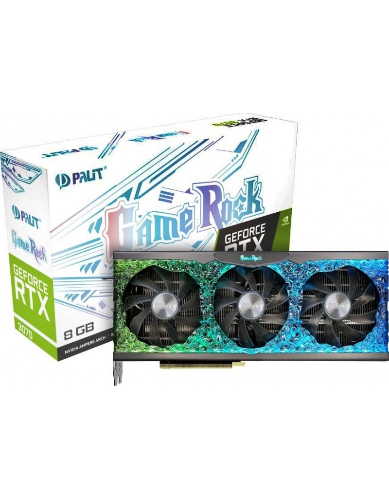 PALIT Geforce Rtx 3070 GAMEROCK Nvidia 8gb GDDR6 (NE63070019P2-1040G)