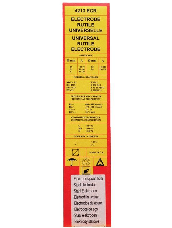 Elektroda rutilna 2,5 J421 Pakovanje 2,5kg