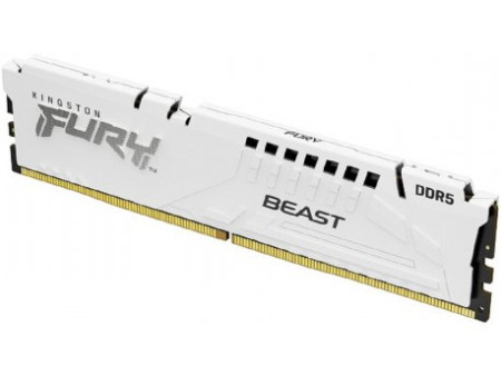 Kingston DDR5 32GB 6000MHz CL40 DIMM fury beast white XMP memorija ( KF560C40BW-32 )