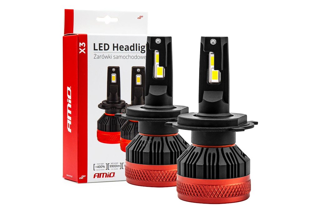 AmiO H4 LED sijalice za automobile serije Ks3