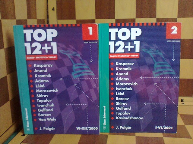 TOP 12+1  vrhunski sahisti (1-2 komplet) sah