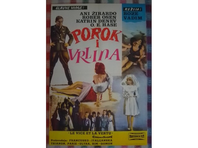 plakat POROK I VRLINA