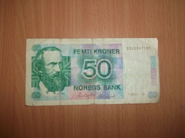 50 norveških Kruna 1984.