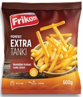 SMRZNUTI POMFRIT EKSTRA TANKI FRIKOM 600G
SMRZNUTI POMFRIT EKSTRA TANKI FRIKOM 600G