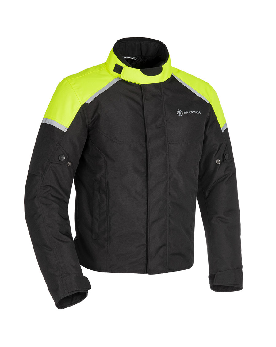 Oxford sportska moto jakna Spartan crna/fluo