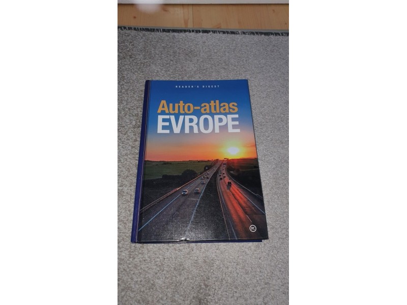 Auto Atlas Evrope ( tvrd povez )