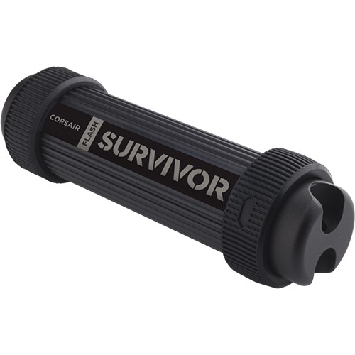 Corsair Flash Survivor Stealth 128GB USB 3.0 Flash Drive | CMFSS3B-128GB