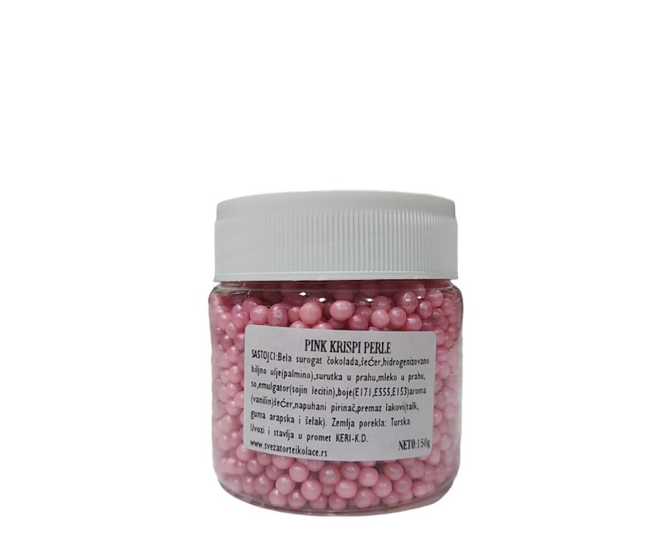 Pink krispi perle 150g