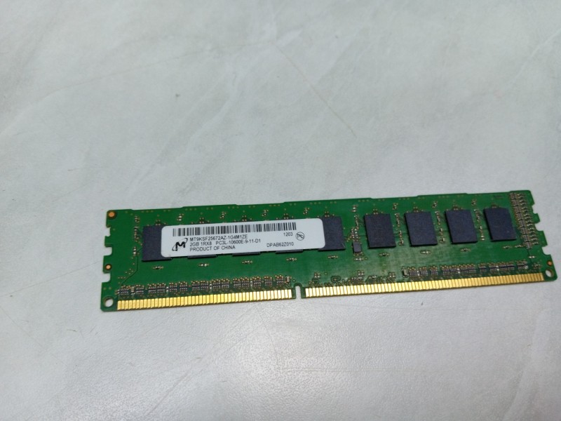 ddr3 pc3l 2gb 10600e micron ispravna
