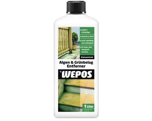 Sredstvo za čišćenje algi i zelenih naslaga 1L Wepos