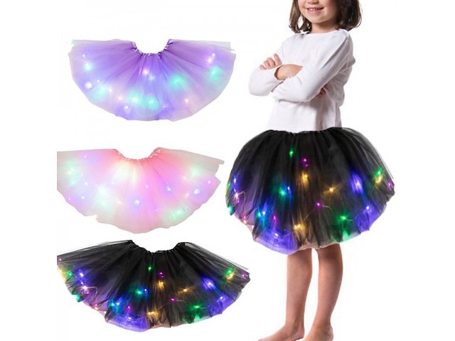 Decije svetlece suknje sa led diodama
