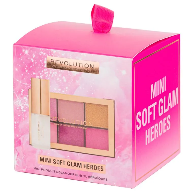 Set za šminkanje MAKEUP REVOLUTION Mini Soft Glam Heroes