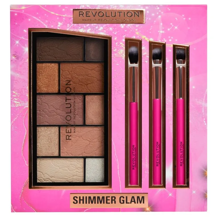 Set za šminkanje MAKEUP REVOLUTION Shimmer Glam