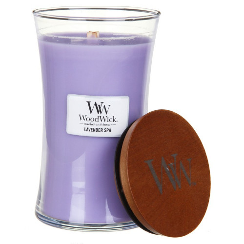 Lavender Spa - L Wood Wick Mirisna sveća (lavanda)