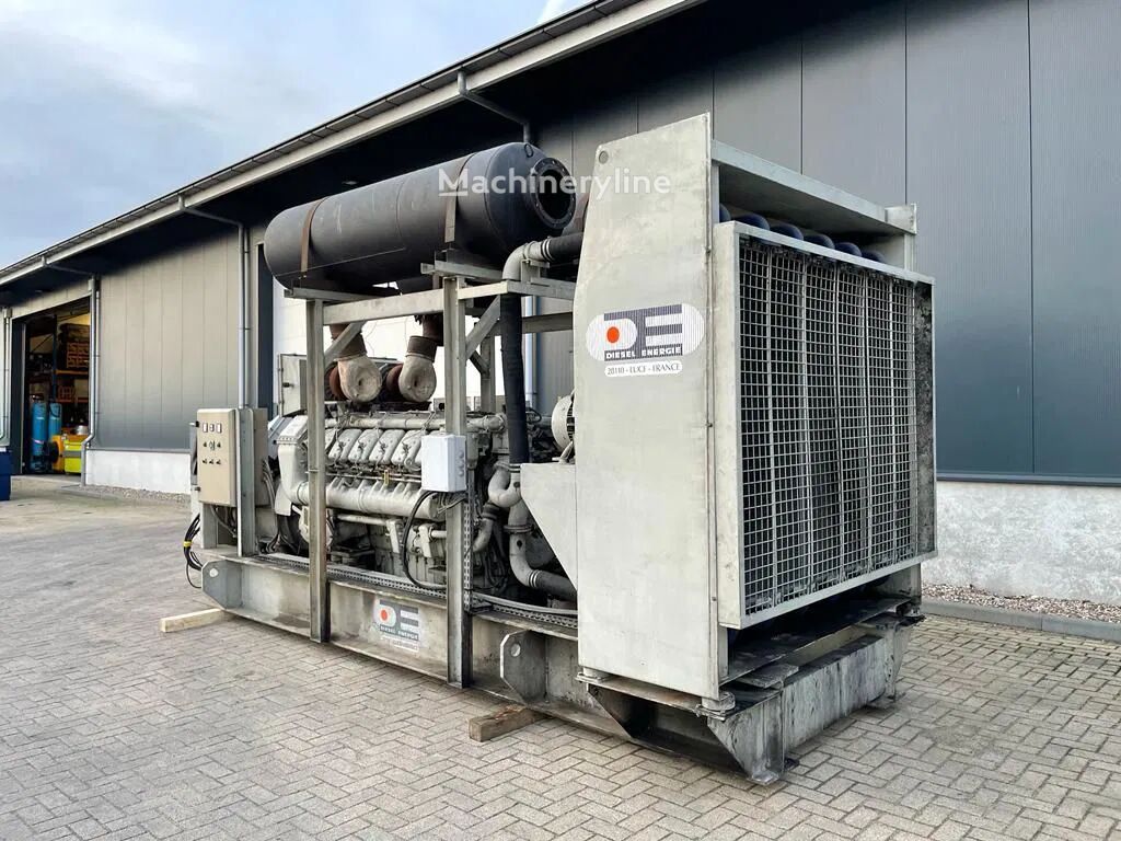 Deutz MWM TBD 604 BV12 Leroy Somer 1450 kVA generatorset ex emergency diesel generator