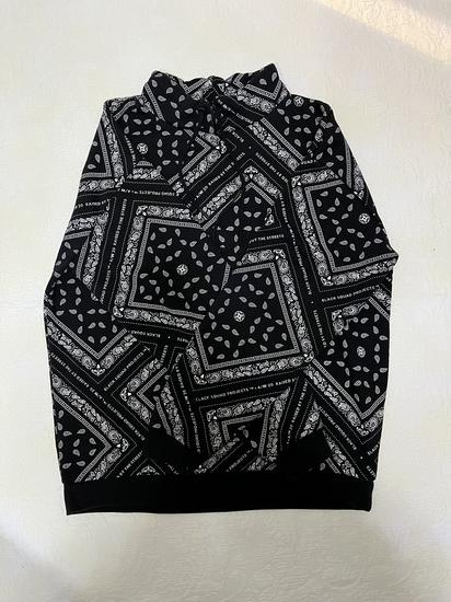 bandana print duks - M - oversized - NY-ER