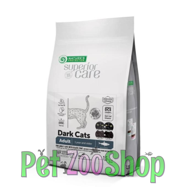 Nature’s Protection Superior Care Dark Cat Hrana za odrasle mačke, 1,5kg