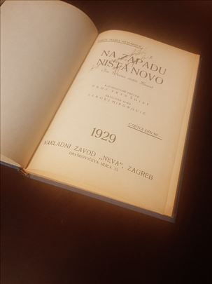 Na zapadu ništa novo Remark 1929 prvo izdanje