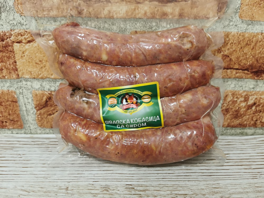 Švapska kobasica sa sirom 500g