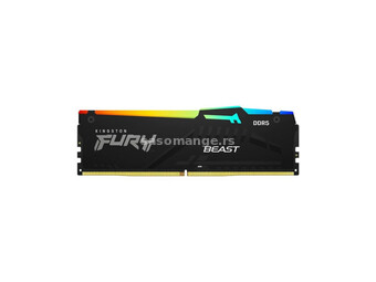 Kingston DDR5 32GB (2x16GB kit) 6000MHz fury beast RGB, CL40 1.35V, memory kit, w/RGB heatsink me...