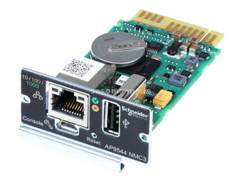 APC network management card for easy UPS, 1-Phase, 10/100/1000BASE-T ( AP9544 )