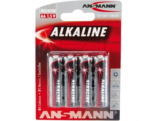 Ansmann LR06 4/1 AA 1.5V alkalne baterije