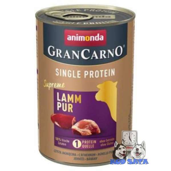 Animonda Gran Carno Single, Konzerva Za Pse - Jagnjetina 400g