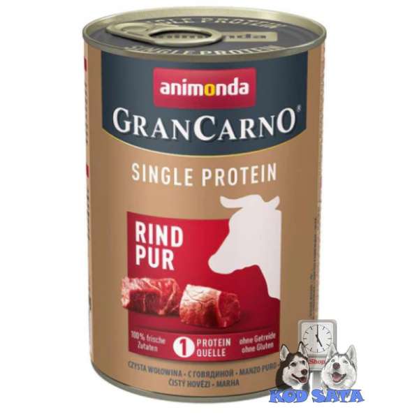 Animonda Gran Carno Single, Konzerva Za Pse - Govedina 400g