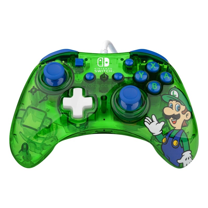 PDP Nintendo Switch Wired Controller Rock Candy Mini Luigi džojstik zeleni