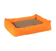 Pet Line Krevet za pse sa jastukom oranž/svetlo braon L 105x80cm