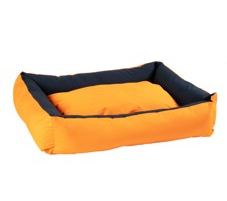 Pet Line Krevet za pse sa jastukom oranž/teget L105x80cm