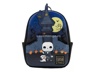 Disney Nightmare Before Christmas Jack Skellington House Mini Backpack