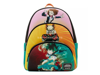 My Hero Academia Triple Pocket Scene Mini Backpack