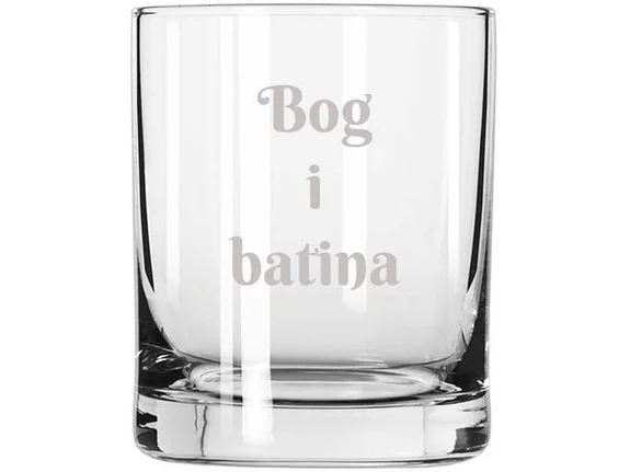 Happy Pumpkin Čaša za viski "Bog i batina"