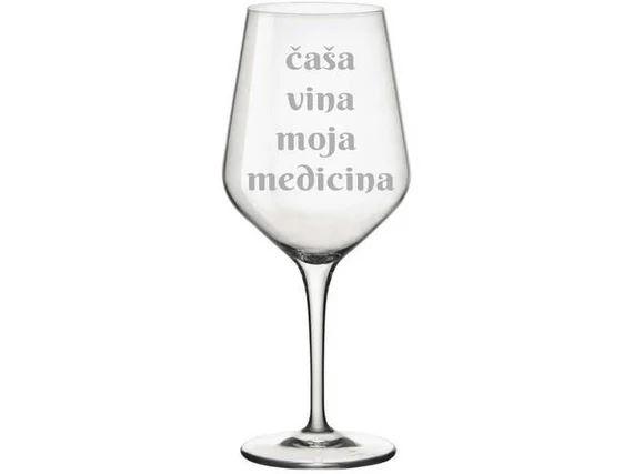 Happy Pumpkin Čaša za vino Čaša vina, moja medicina