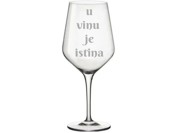 Happy Pumpkin Čaša za vino U vinu je istina