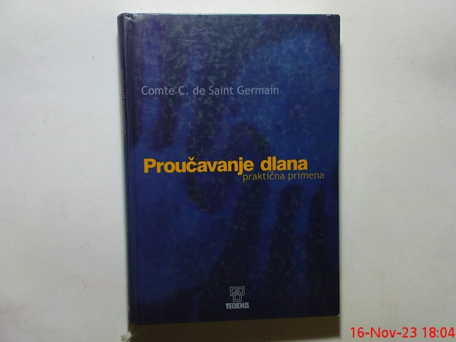 COMTE C. DE SAINT GERMAIN - PROUCAVANJE DLANA