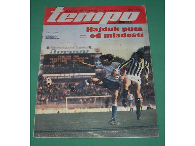 Tempo br. 413, 1974. - Peruzović, Bjeković