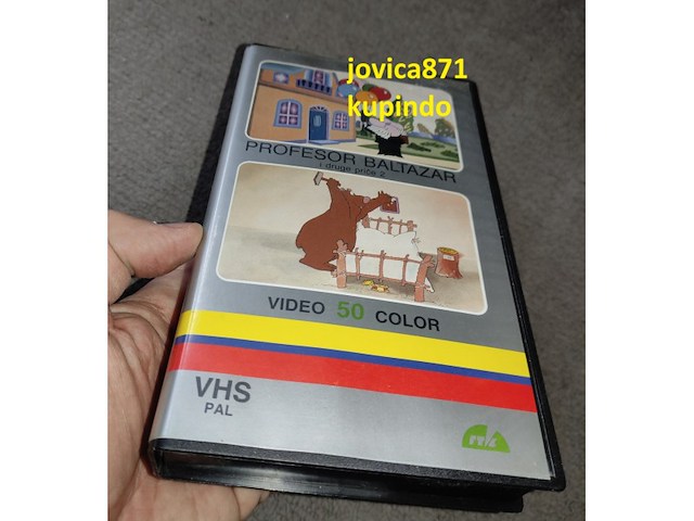 Ultra RETKA kaseta VHS PROFESOR BALTAZAR ZAGREB FILM