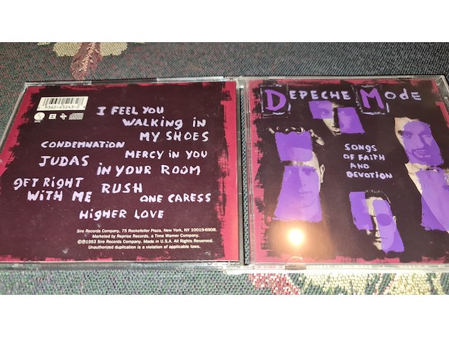 Depeche Mode - Songs of faith and devotion , ORIG.