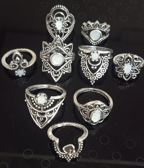 Set prstenja - tibetansko srebro. Novo!