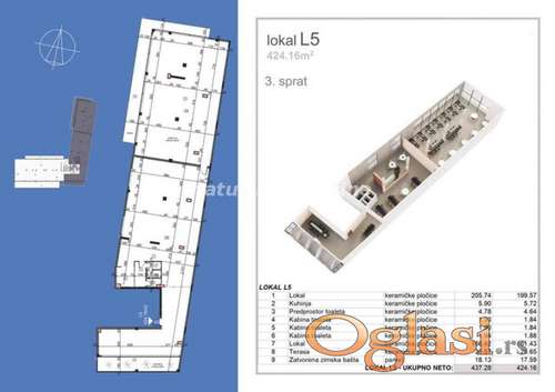 Salajka-Veliki Poslovni Prostor 430 m2--065/385 8880