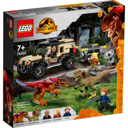 LEGO Transport piroraptora i dilofosaurusa 76951