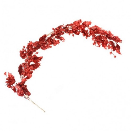 Sprig, novogodišnja grana, crvena, 120cm