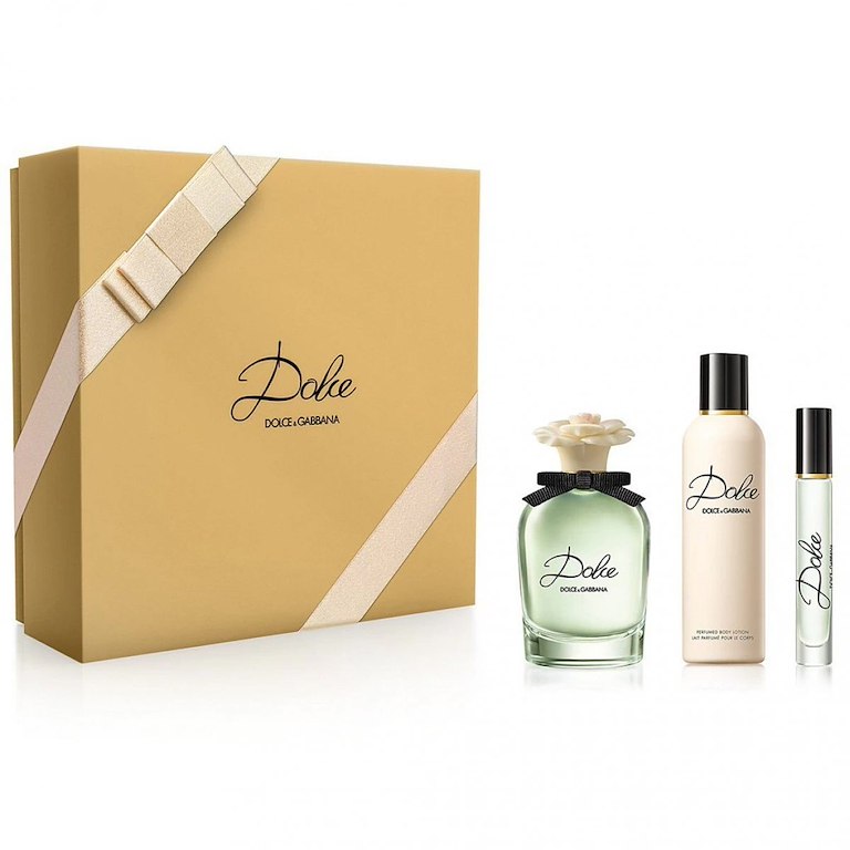 DOLCE&GABBANA DOLCE SET(EDP 75ML+BODY LOTION 100ML+MINI EDP 7,4ML)