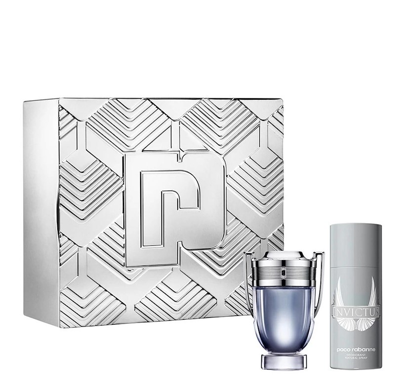 PACO RABANNE INVICTUS SET(EDT 100ML+DEODORANT 150ML)