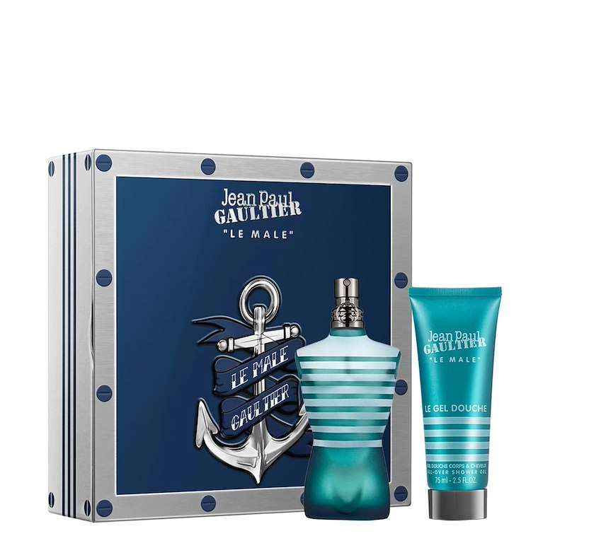 JEAN PAUL GAULTIER LE MALE SET(EDT 125ML+SHOWER GEL 75ML)